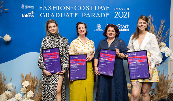 Awards presented to top graduates in fashion and costume design - TAFE SA